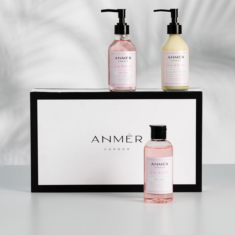 Gift your loved ones La Rose Hand & Body Care Pack shop now – Anmer London